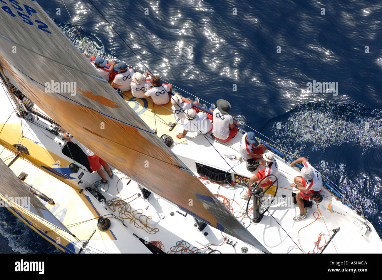 Tp52 yacht racing in mediterranean hi-res stock photography and images ...
