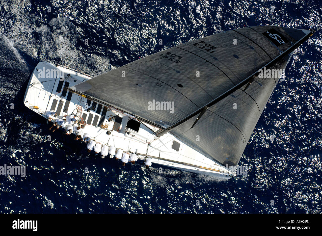 Tp52 yacht racing in mediterranean hi-res stock photography and images ...