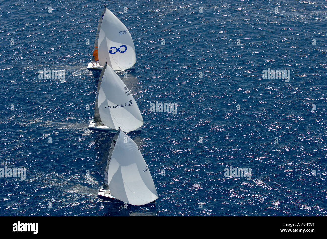 Tp52 yacht racing in mediterranean hi-res stock photography and images ...