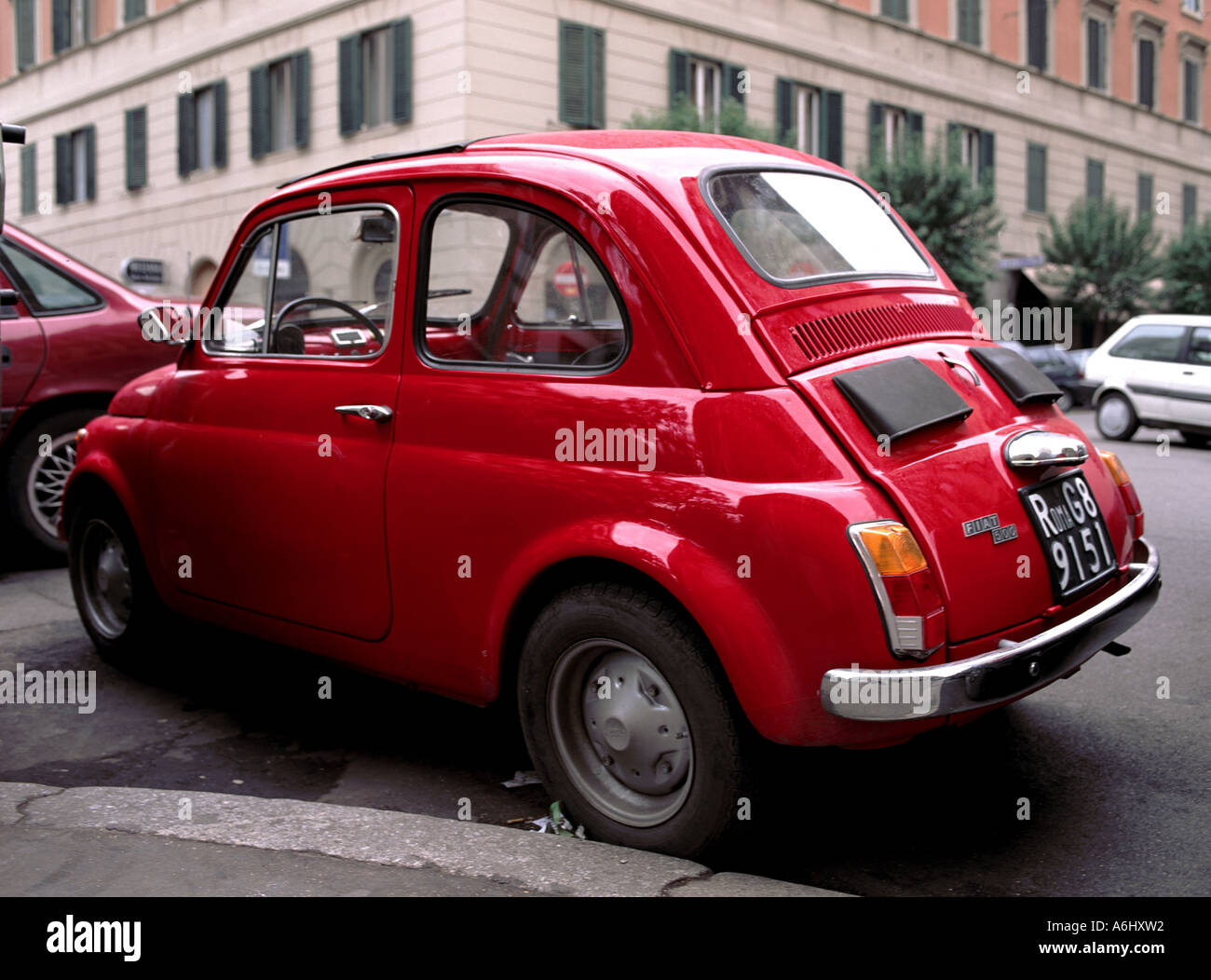 Italy Rome Fiat 500 Stock Photo - Alamy