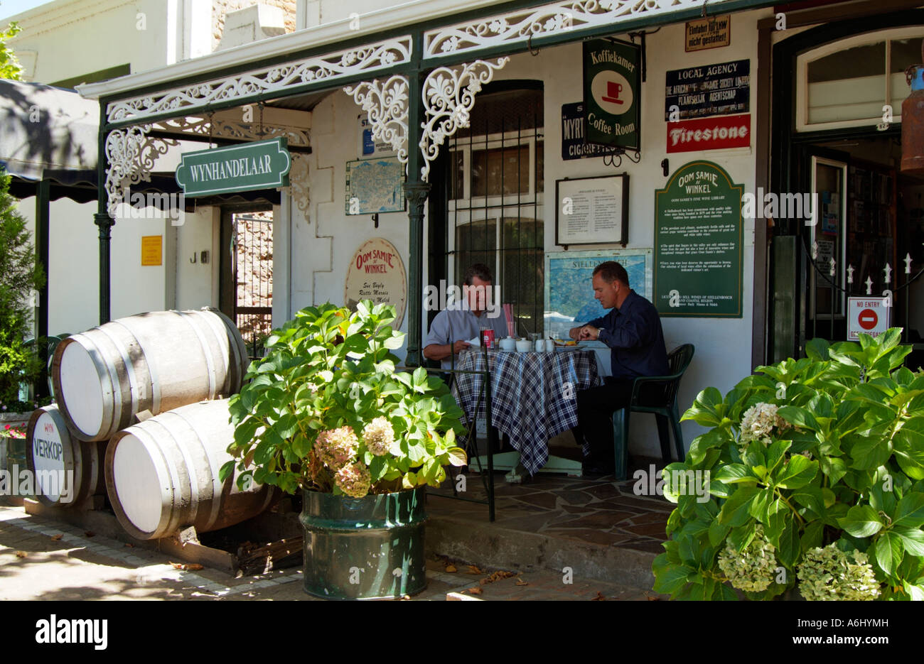 Eating at the famous Samie Se Winkel general store on Dorp Street in ...