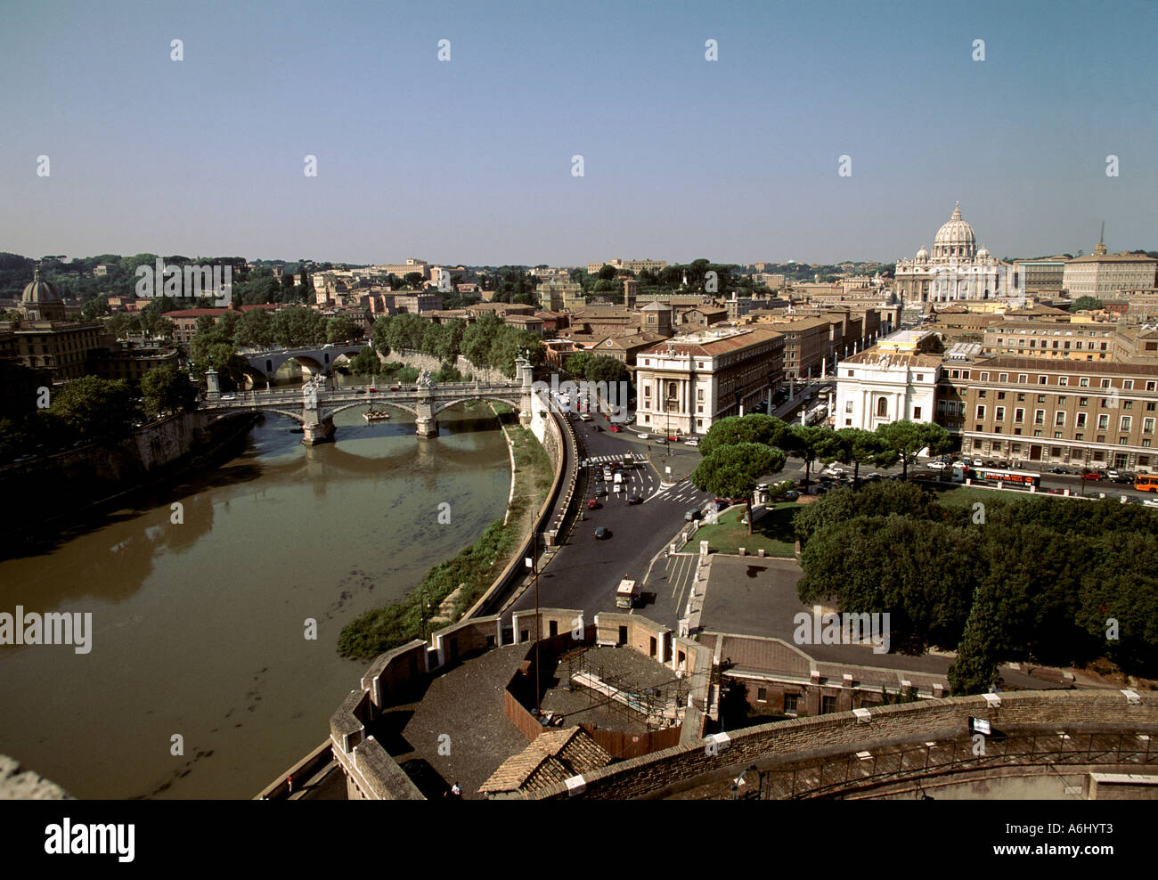Italy Rome Overallview Stock Photo - Alamy