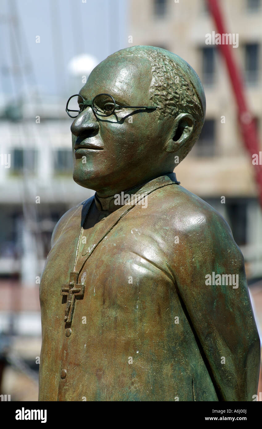 Archbishop Desmond Tutu statue Cape Town South Africa RSA Nobel Peace ...
