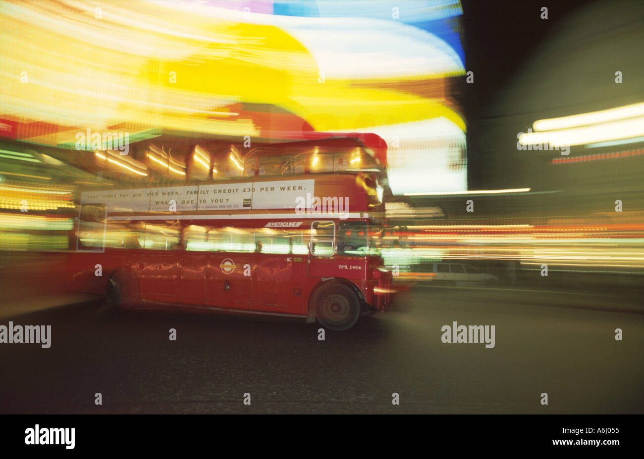 Double Decker Bus Stock Photo - Alamy