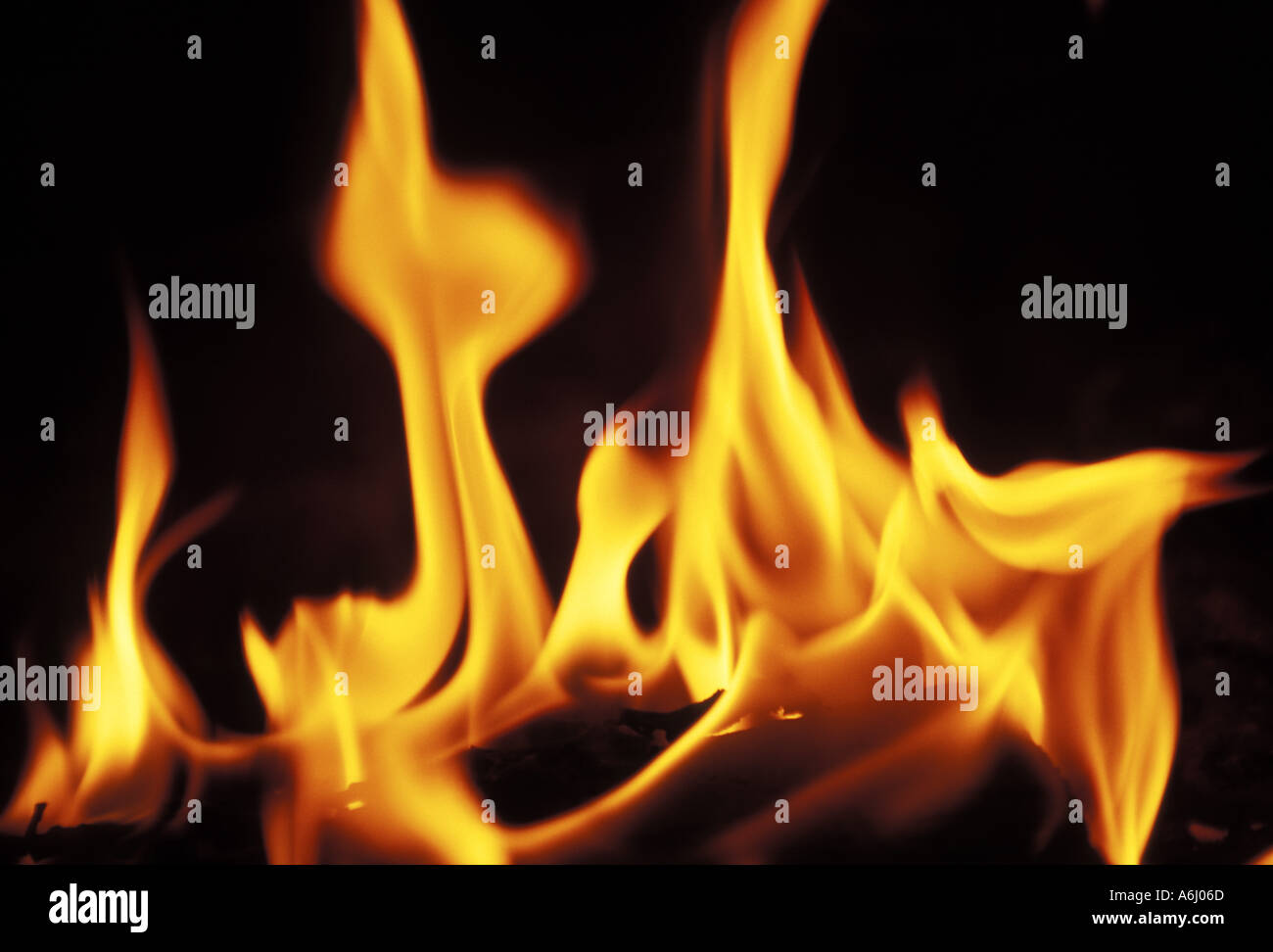 Fire Burning Close Up Stock Photo - Alamy