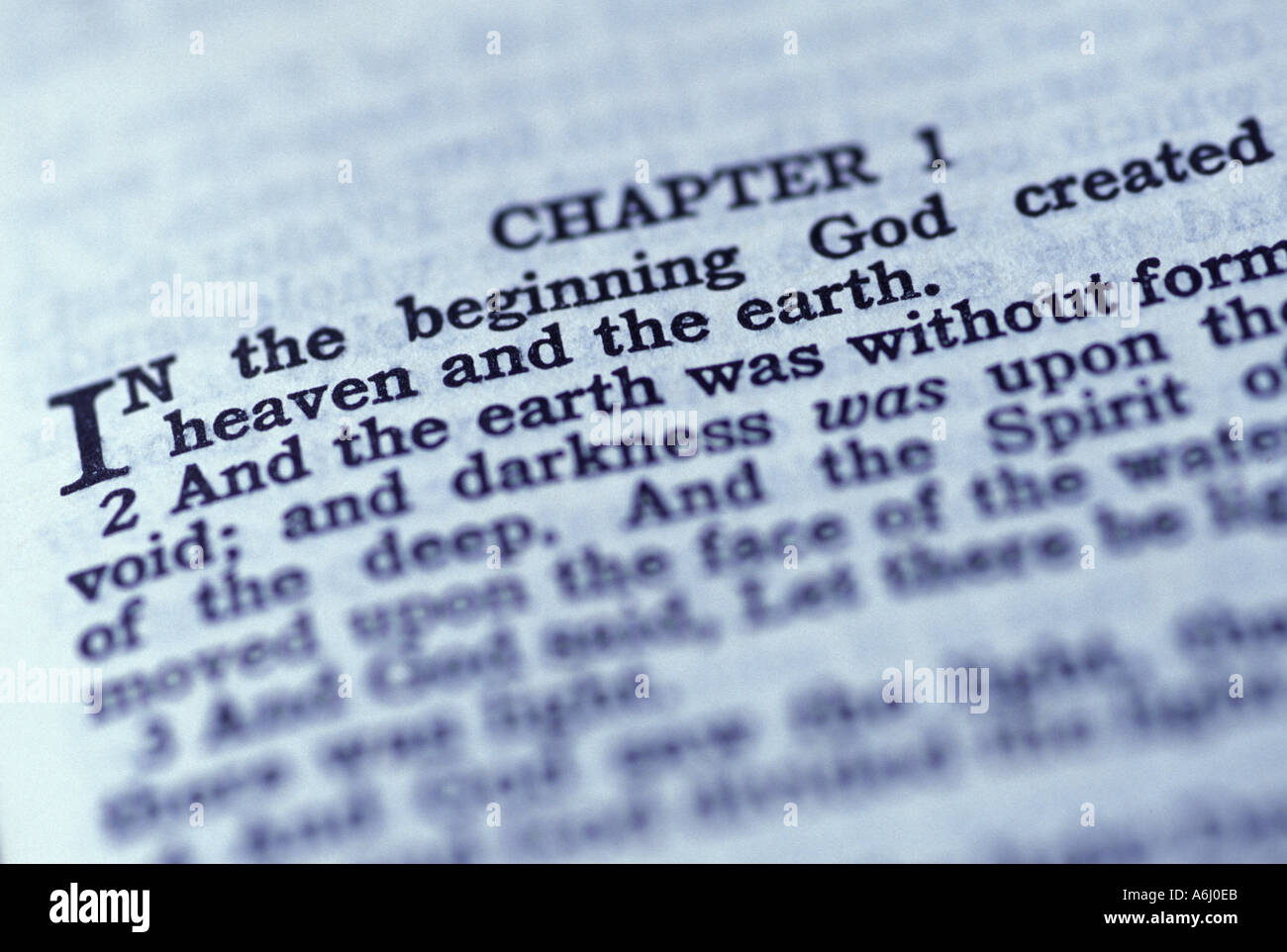 Genesis in the Bible Stock Photo - Alamy