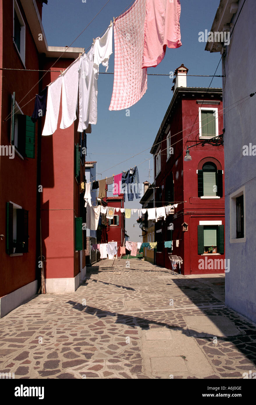 Italy Venice Burano Stock Photo - Alamy