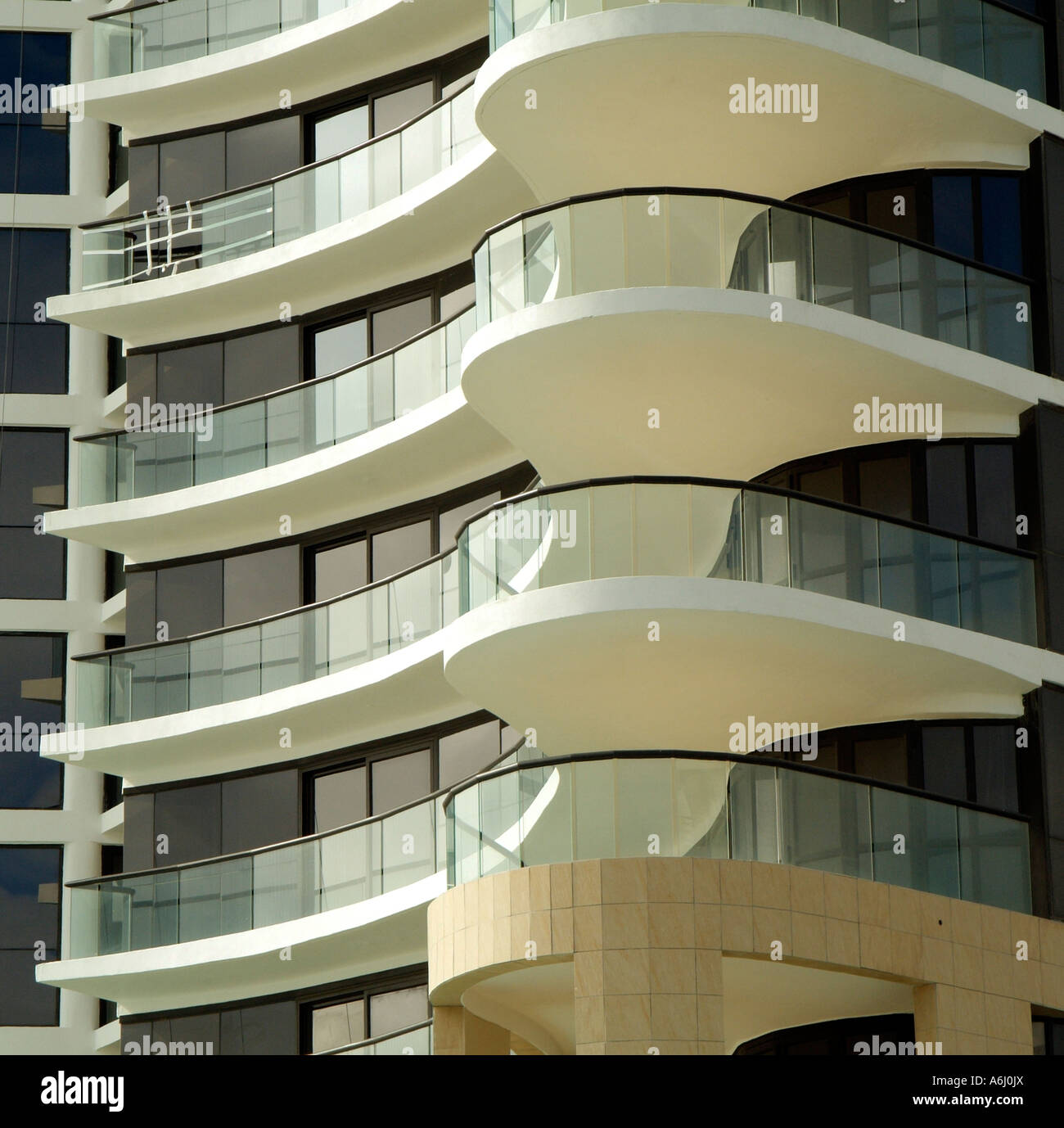 Highrise apartment block Strand western cape South Africa RSA Stock ...