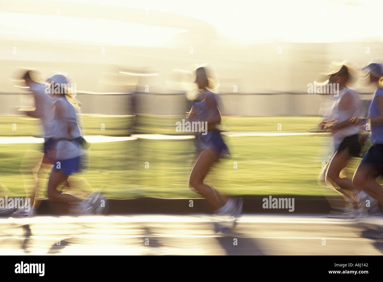People Running Together Stock Photo - Alamy
