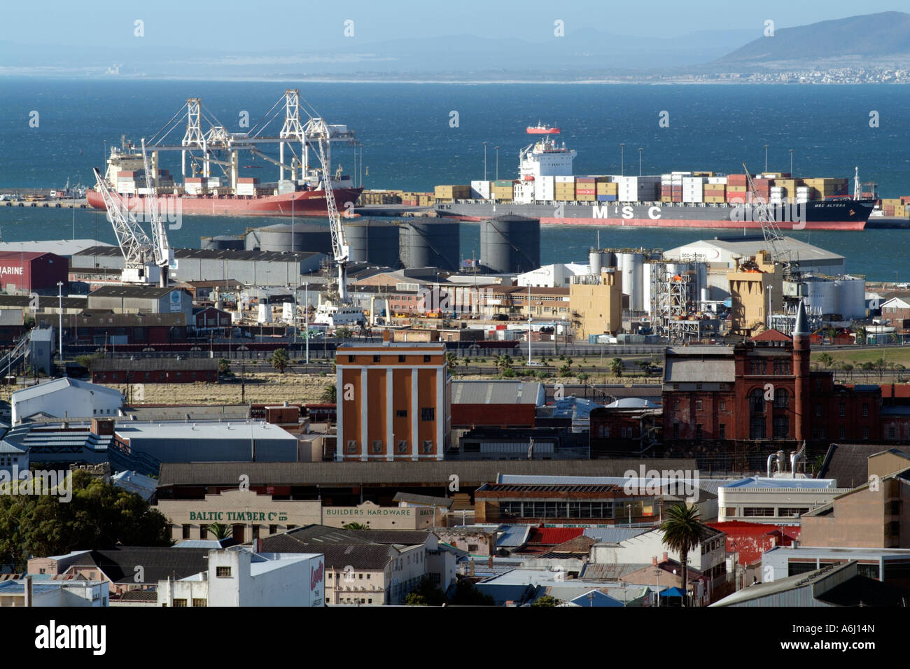 Port of Cape Town South Africa RSA Stock Photo - Alamy