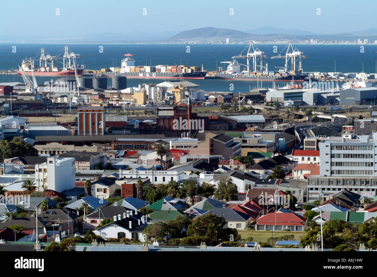 Port of Cape Town South Africa RSA Stock Photo - Alamy