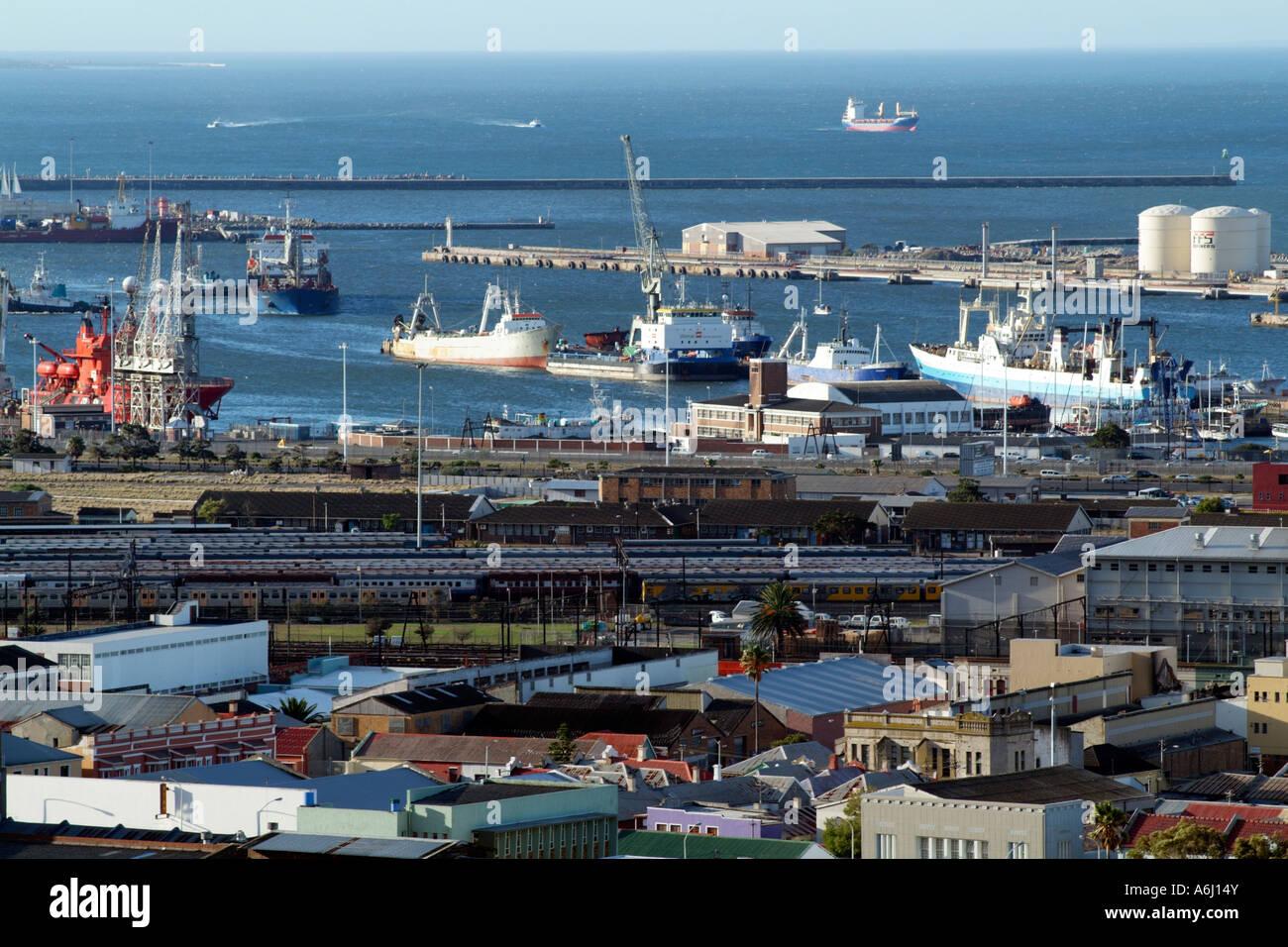 Port of Cape Town South Africa RSA Stock Photo - Alamy
