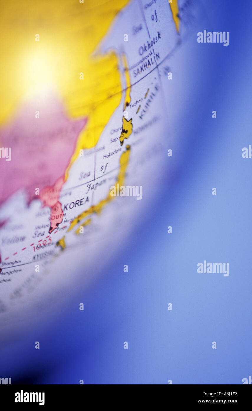 Map of pacific rim hi-res stock photography and images - Alamy