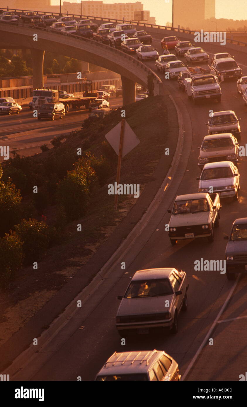 Highway at Rush Hour Stock Photo - Alamy