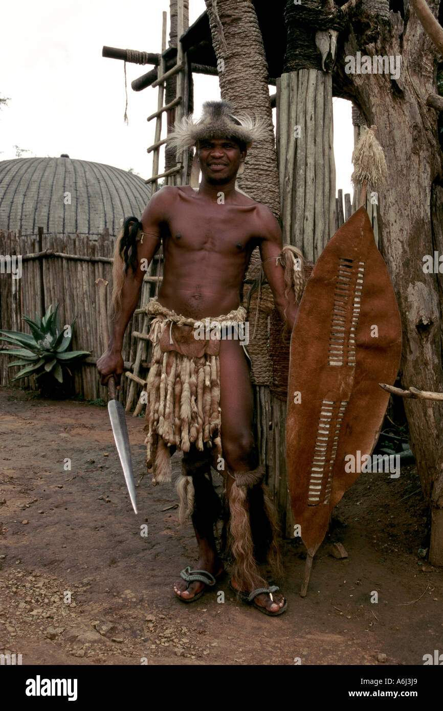 South Africa Zoulouland Shakaland Stock Photo - Alamy