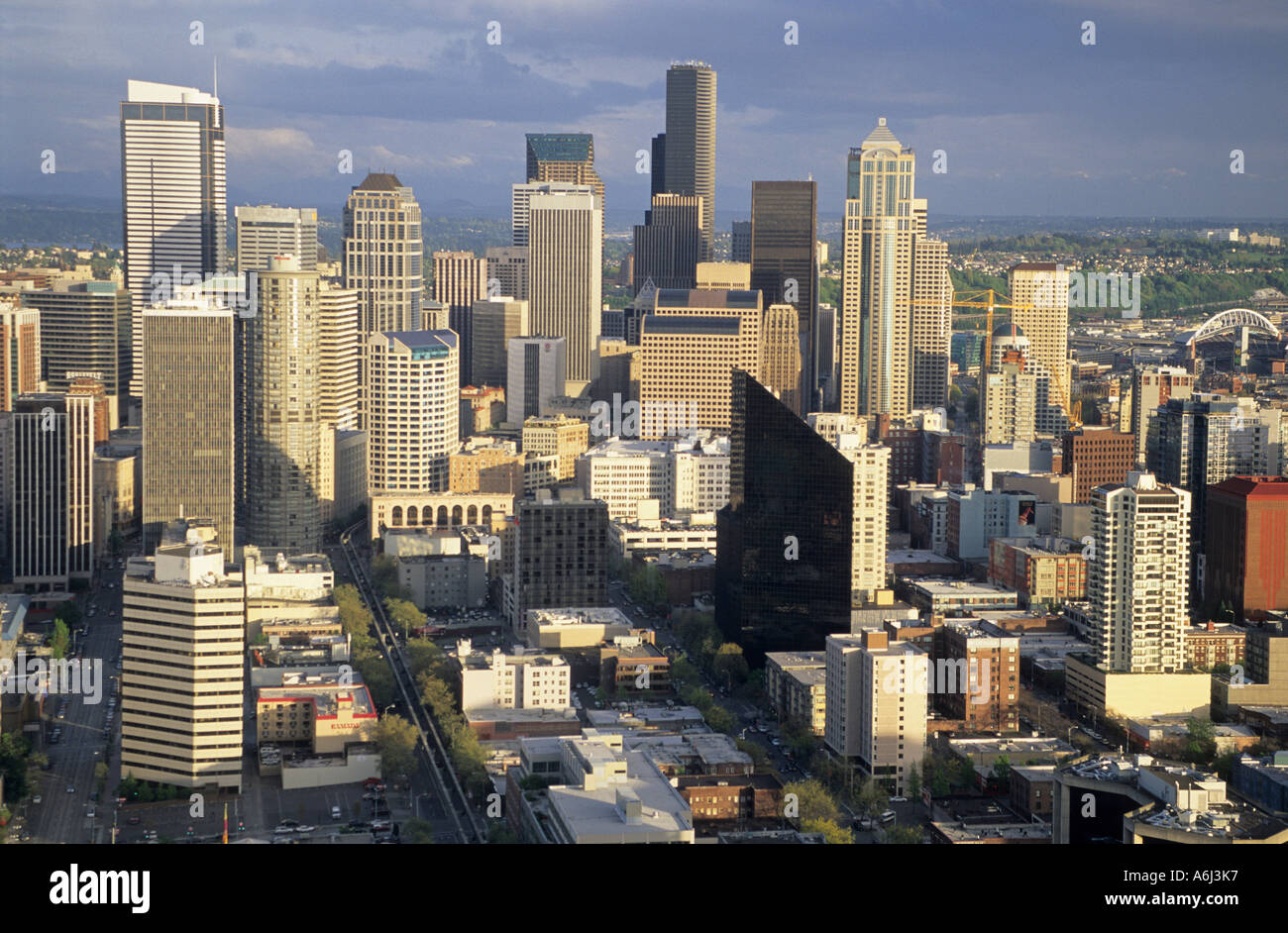 Usa washington seattle skyline hi-res stock photography and images - Alamy