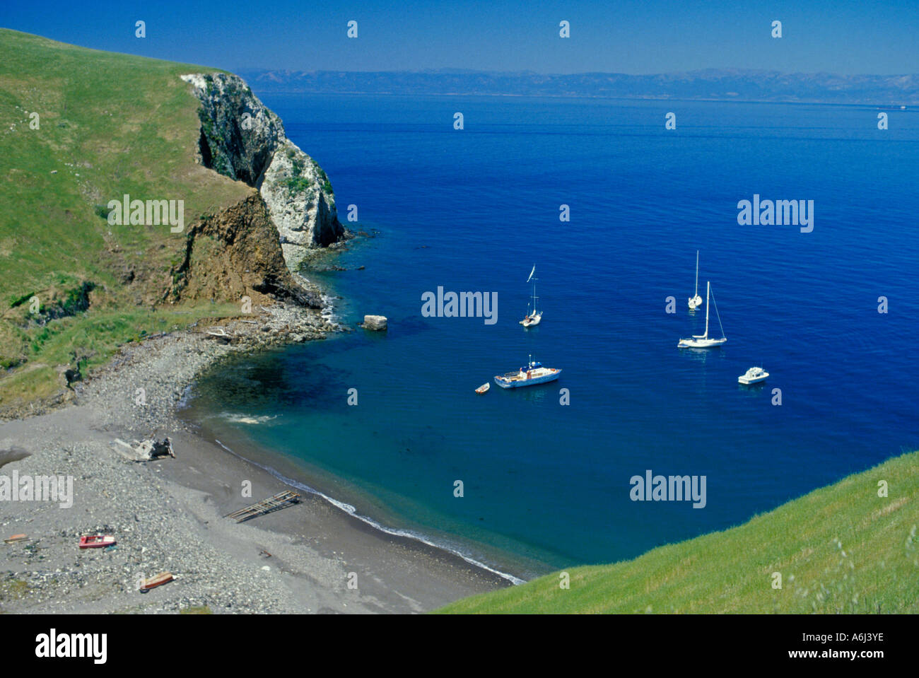 Santa Cruz Island California United States one of the Channel Islands ...