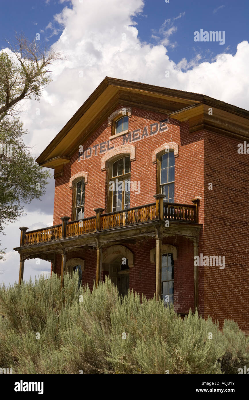 BANNACK MONTANA USA Ghost town in old gold mining settlement Bannack ...