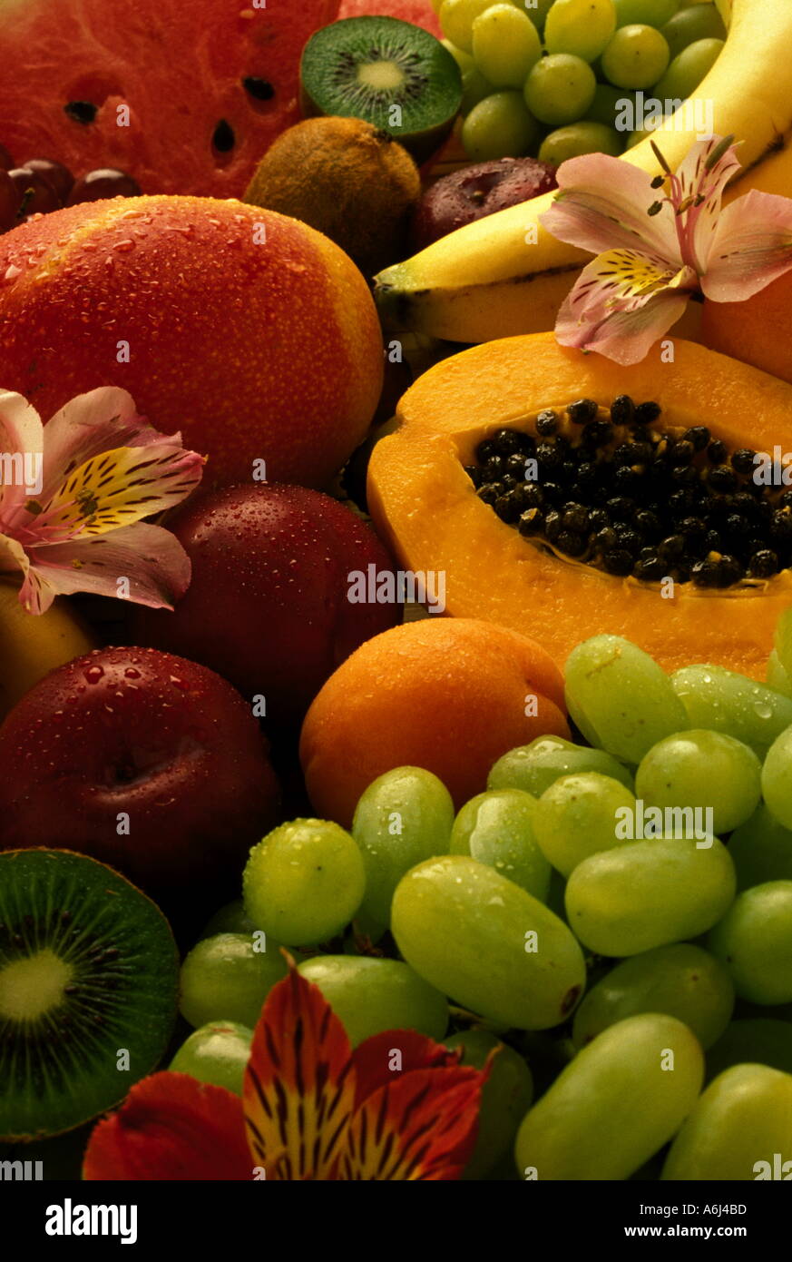 Succulent Array of Fruit Stock Photo - Alamy