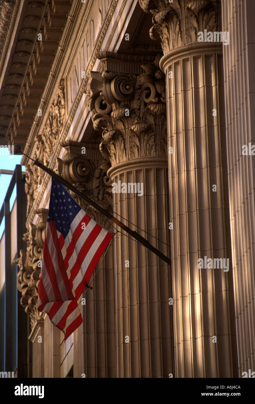 American Flag and Government Building Stock Photo - Alamy