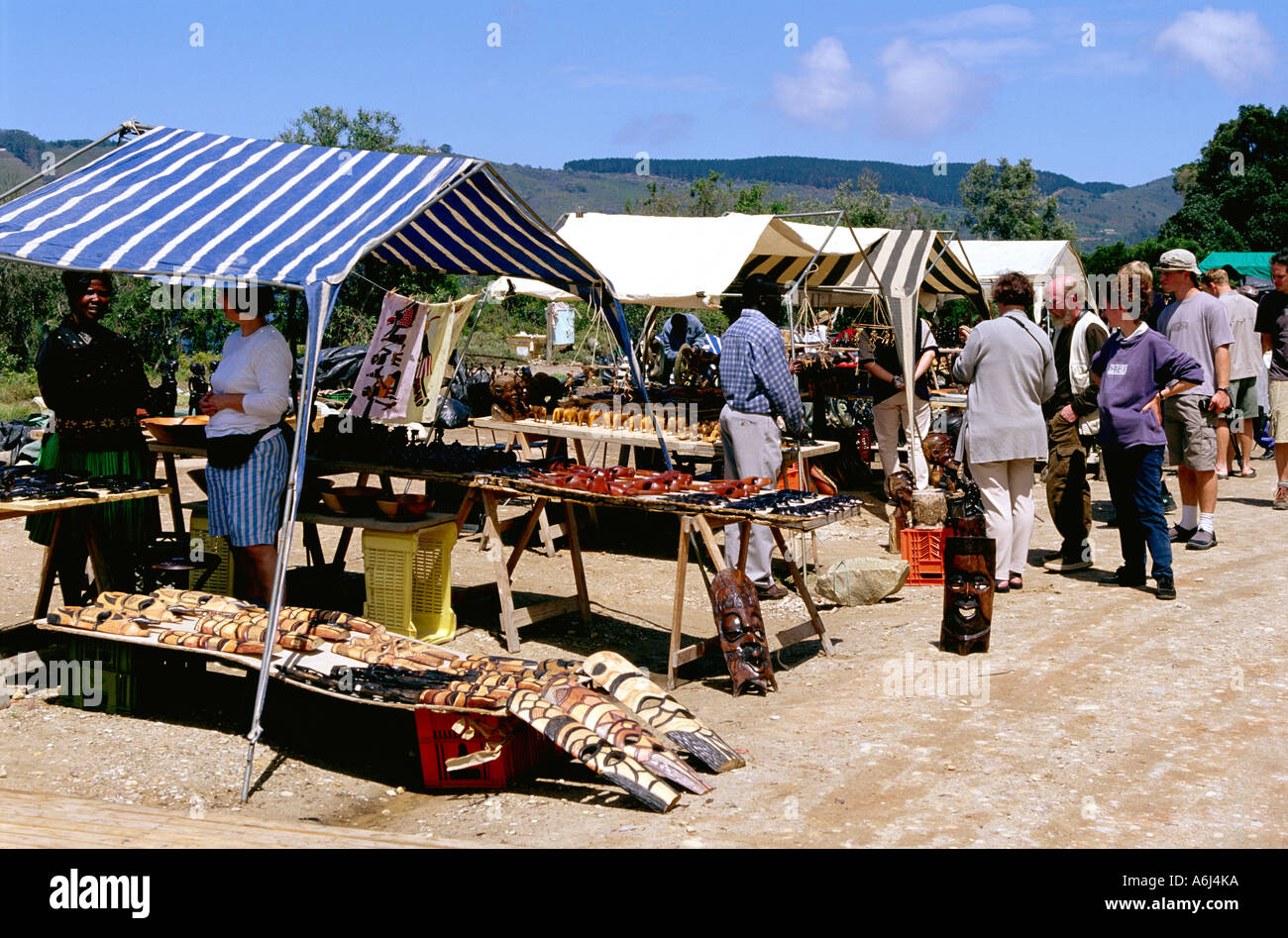 South Africa Craft Shop Stock Photo - Alamy