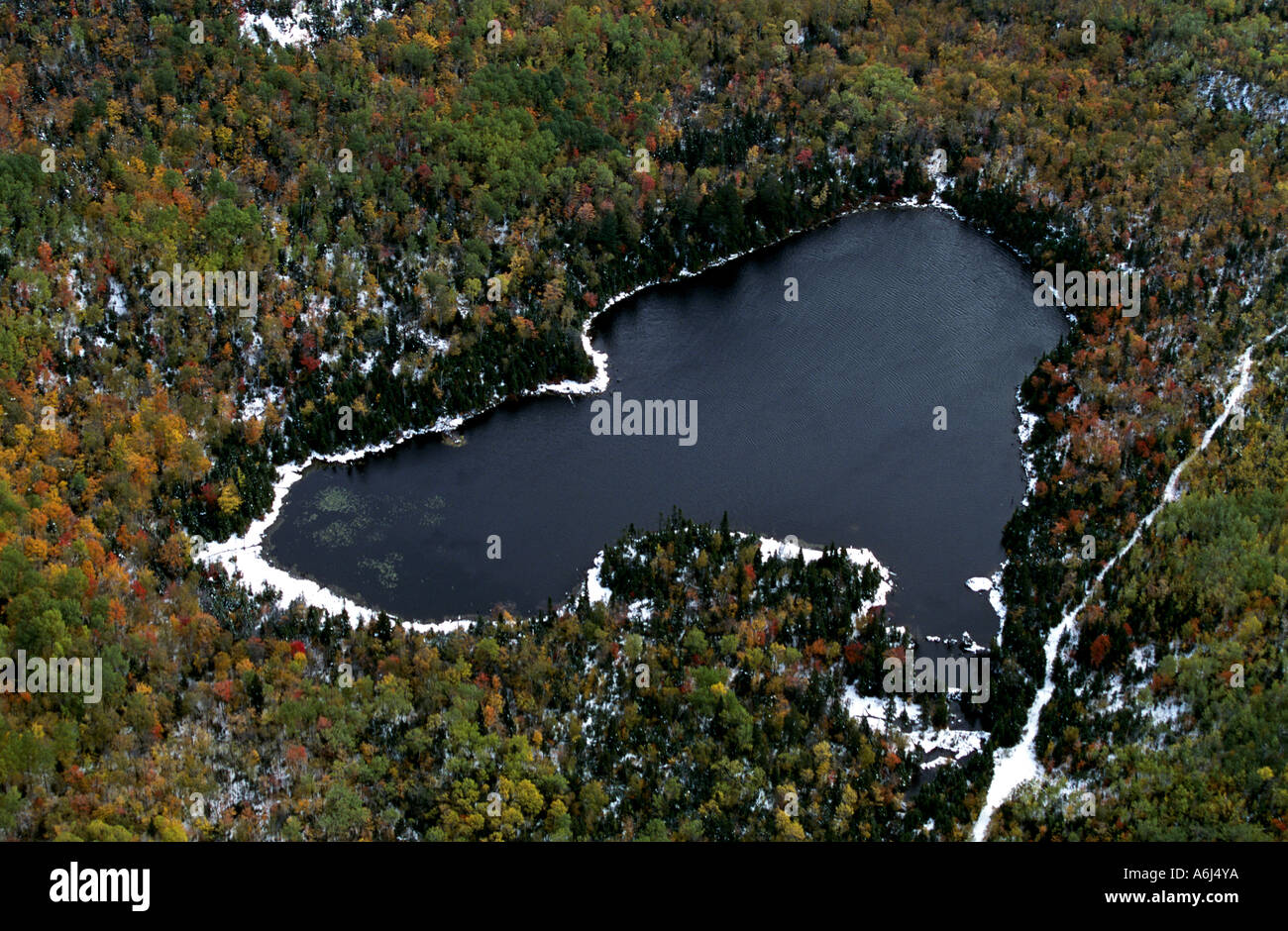Canada Quebec Rocks Bay Stock Photo - Alamy
