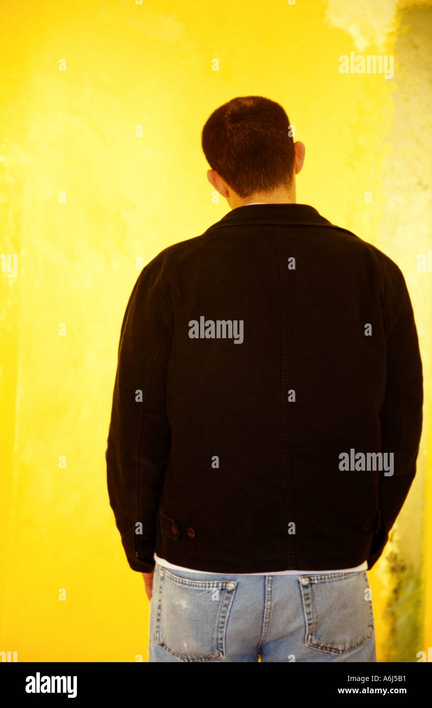 Man Turning His Back Stock Photo - Alamy