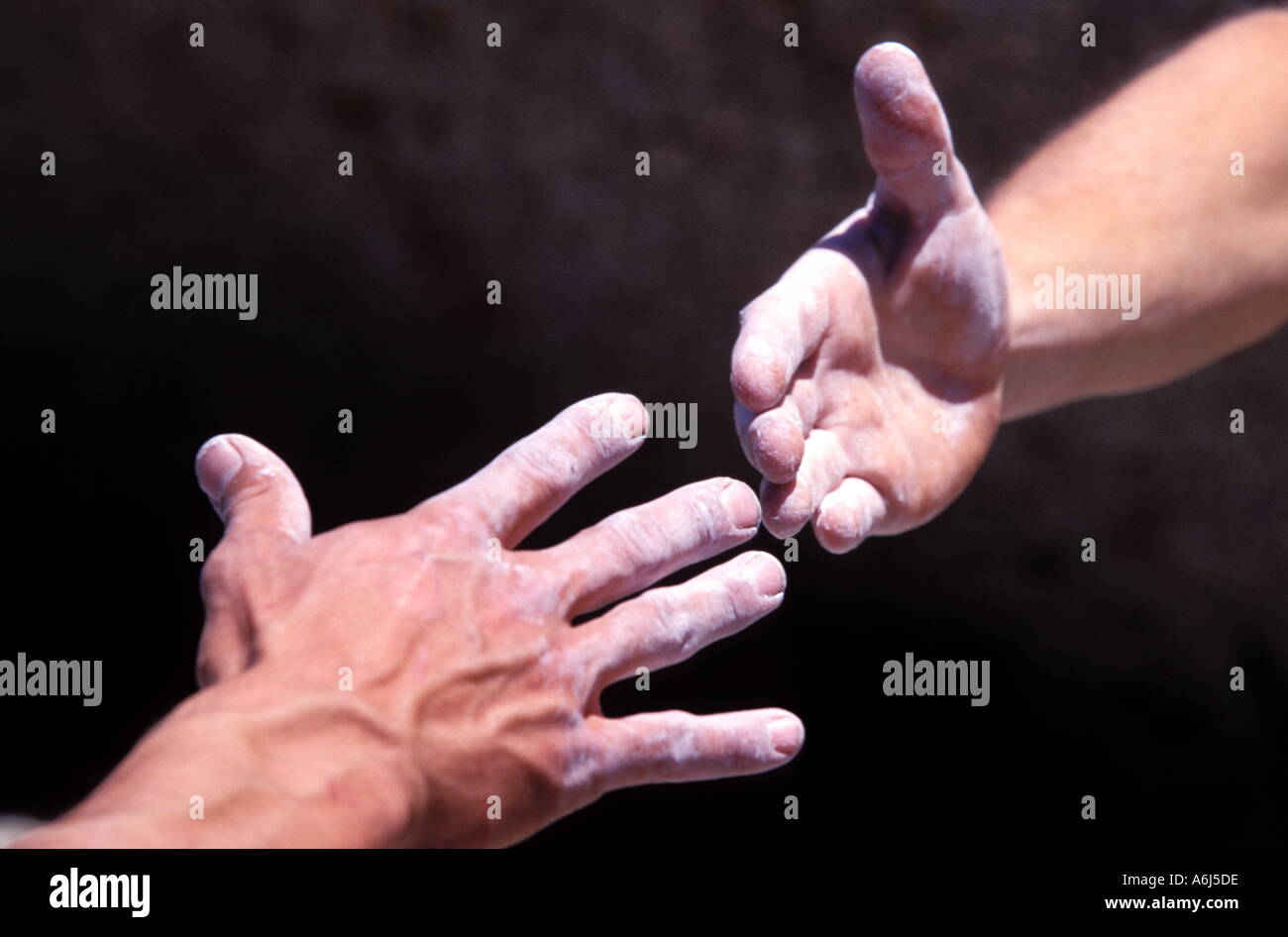 Reaching for each other hi-res stock photography and images - Alamy