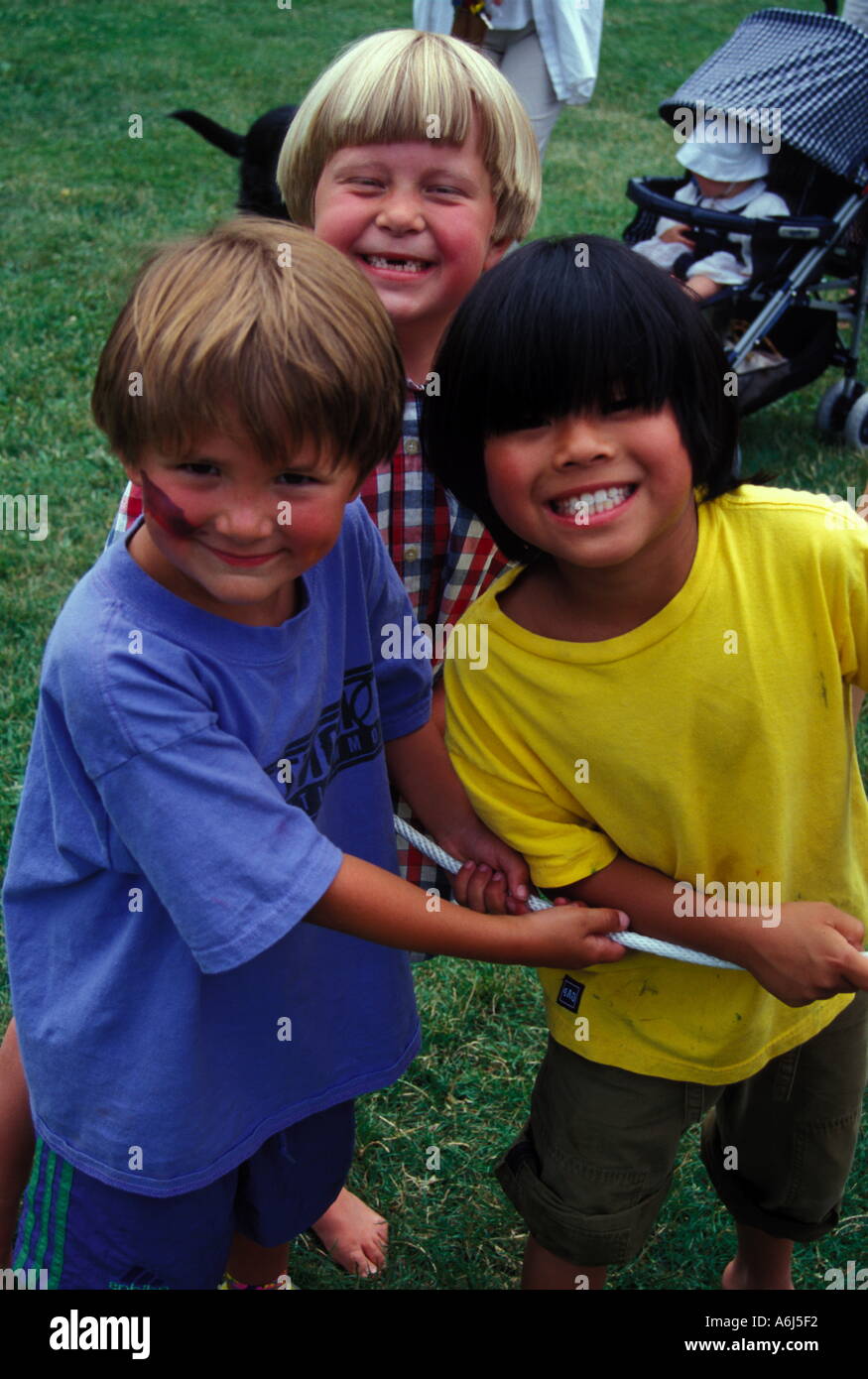 Little Boys Playing and Being Incredibly Cute Stock Photo - Alamy