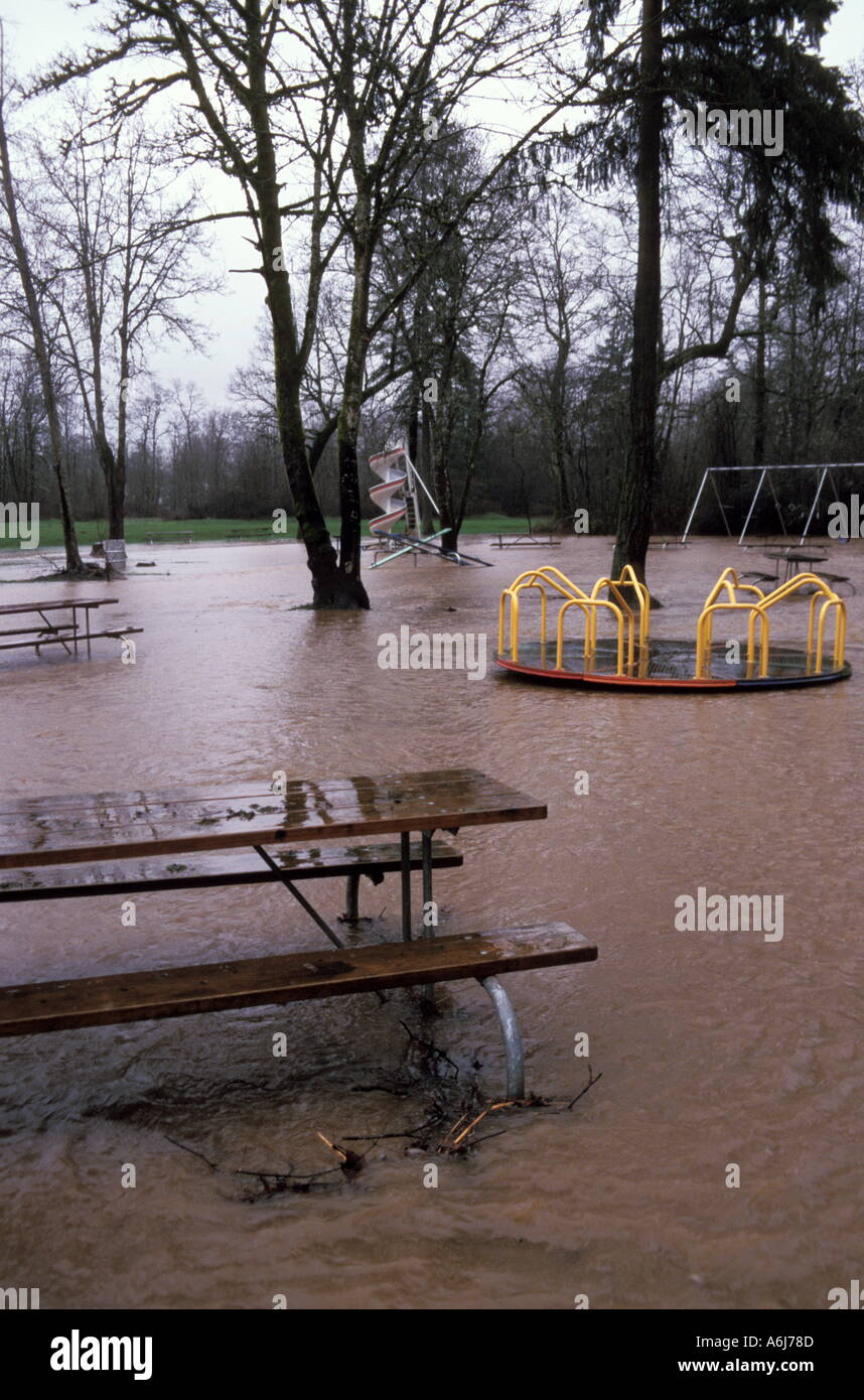Flooded urban playground hi-res stock photography and images - Alamy