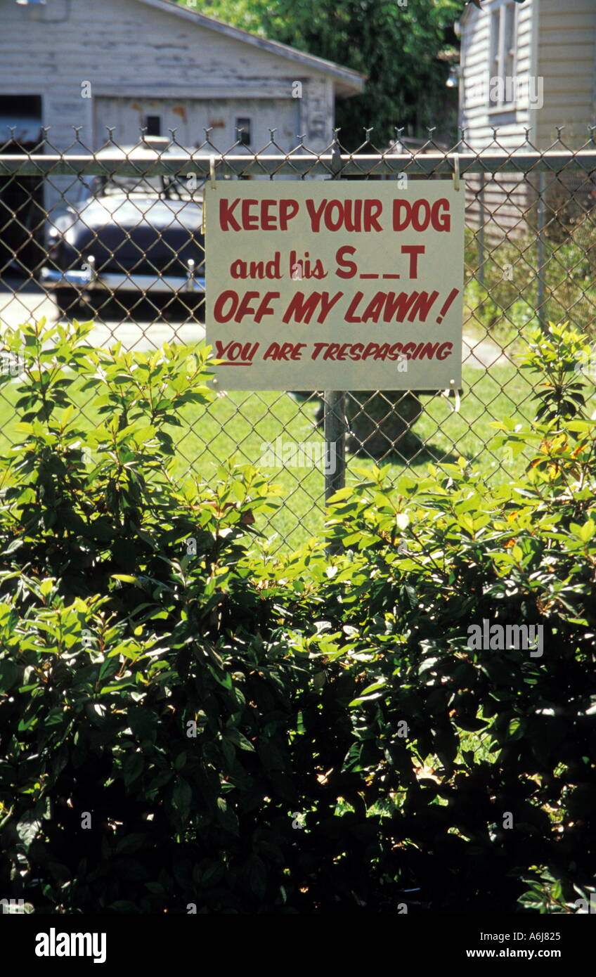 No Dog Poop Warning Sign Stock Photo - Alamy