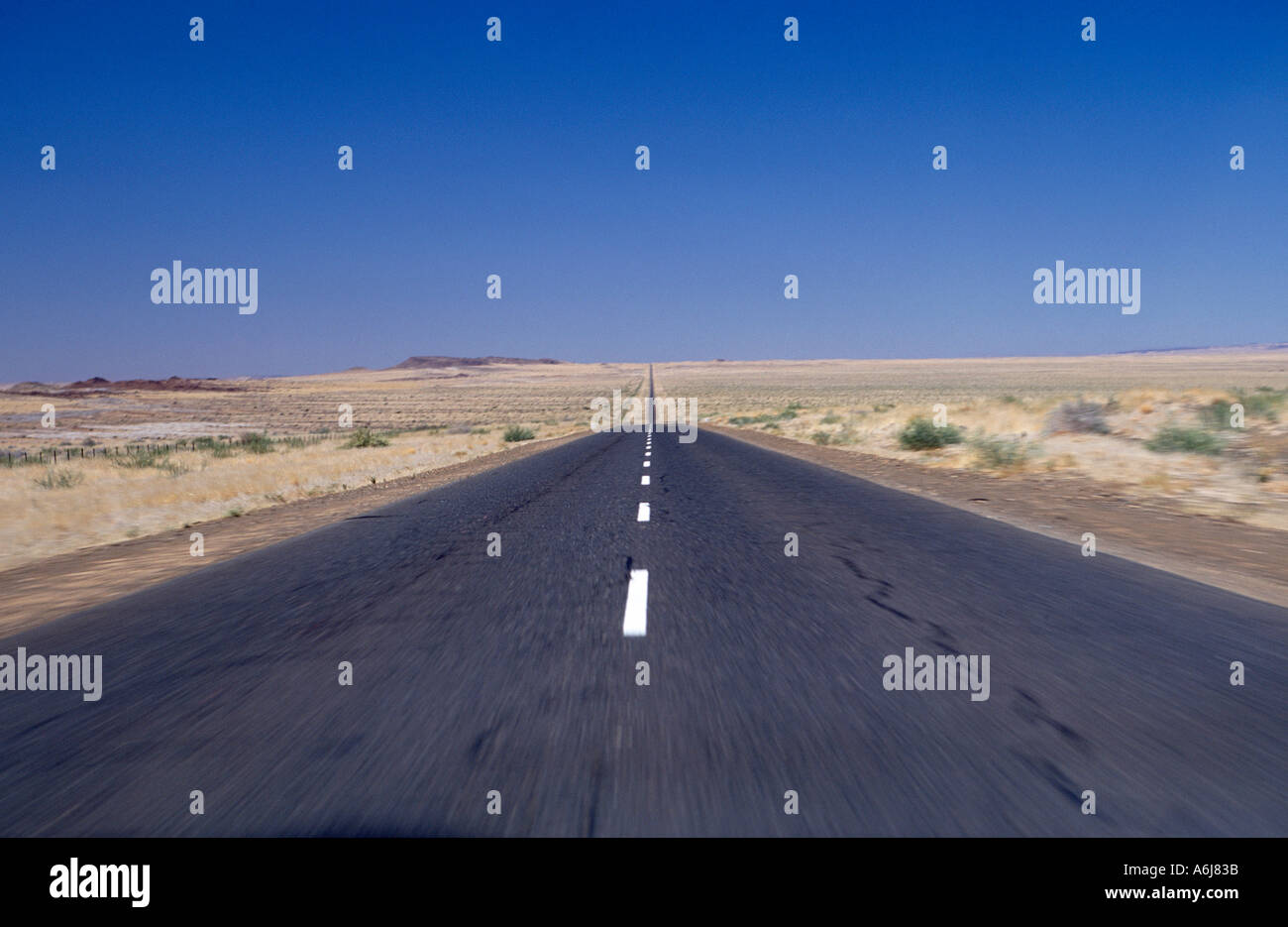 A tar road in southern Namibia Stock Photo - Alamy
