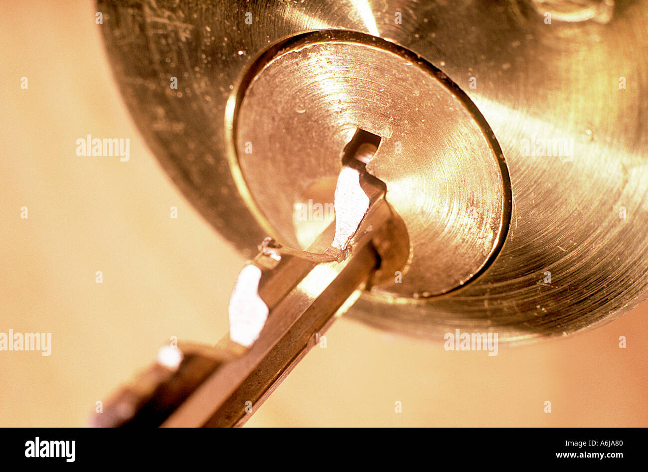 Key is inserted hi-res stock photography and images - Alamy