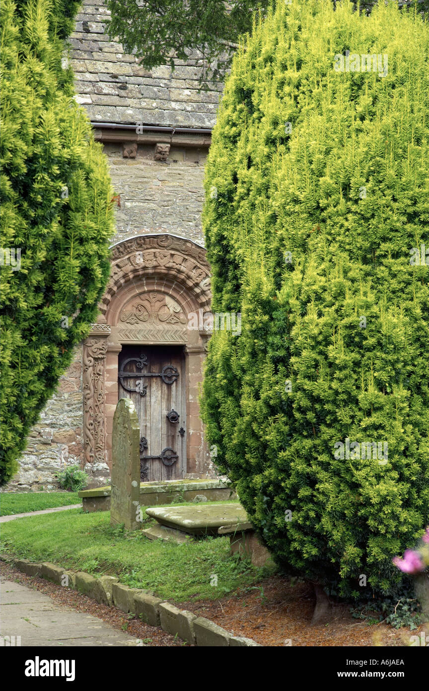 Kilpeck Church Herefordshire Stock Photo - Alamy
