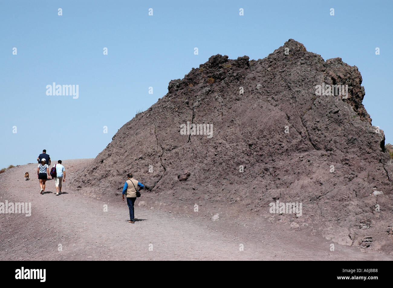 Mount Vesuvius summit Stock Photo - Alamy