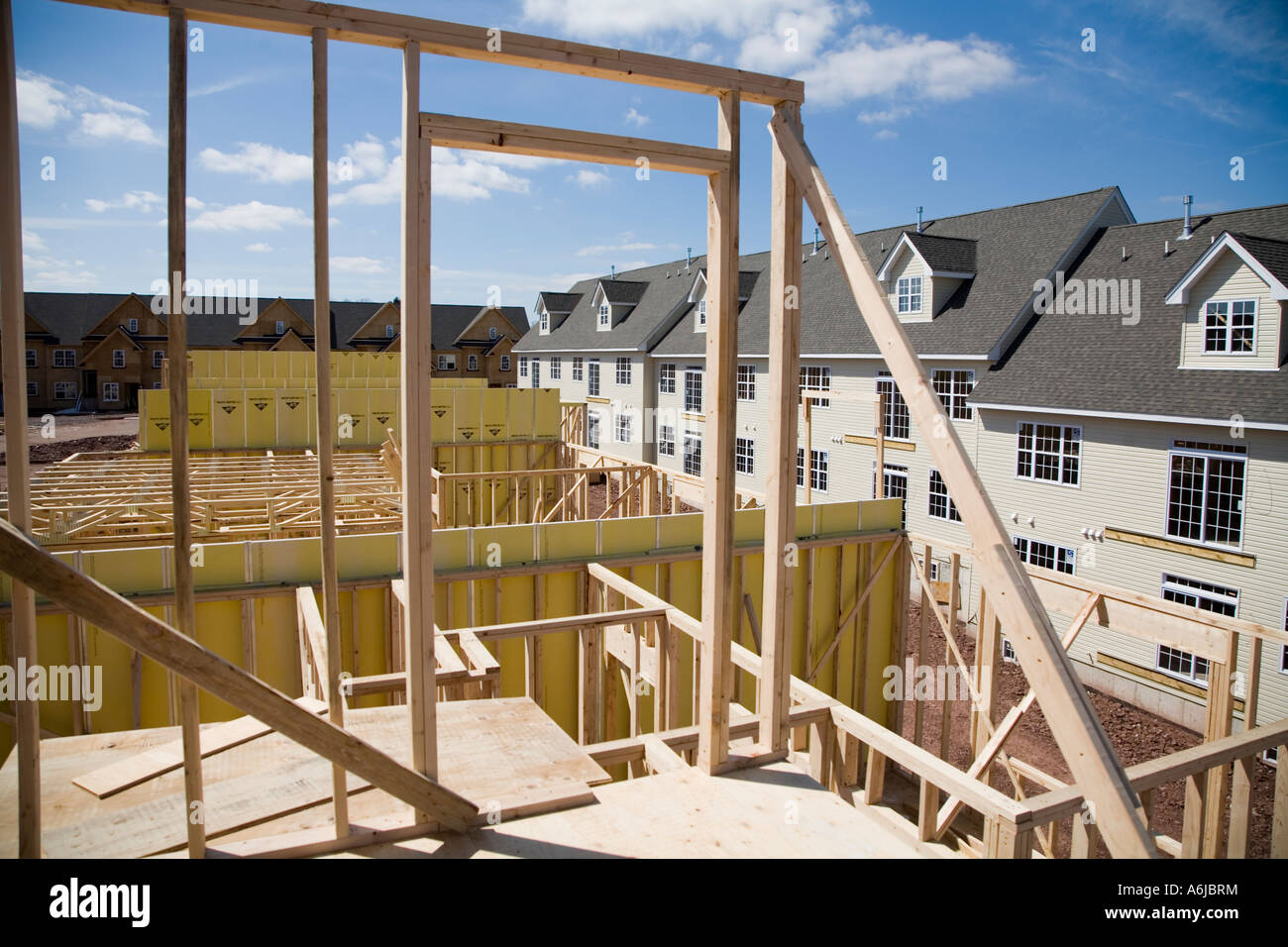 Residential Construction Site Stock Photo - Alamy