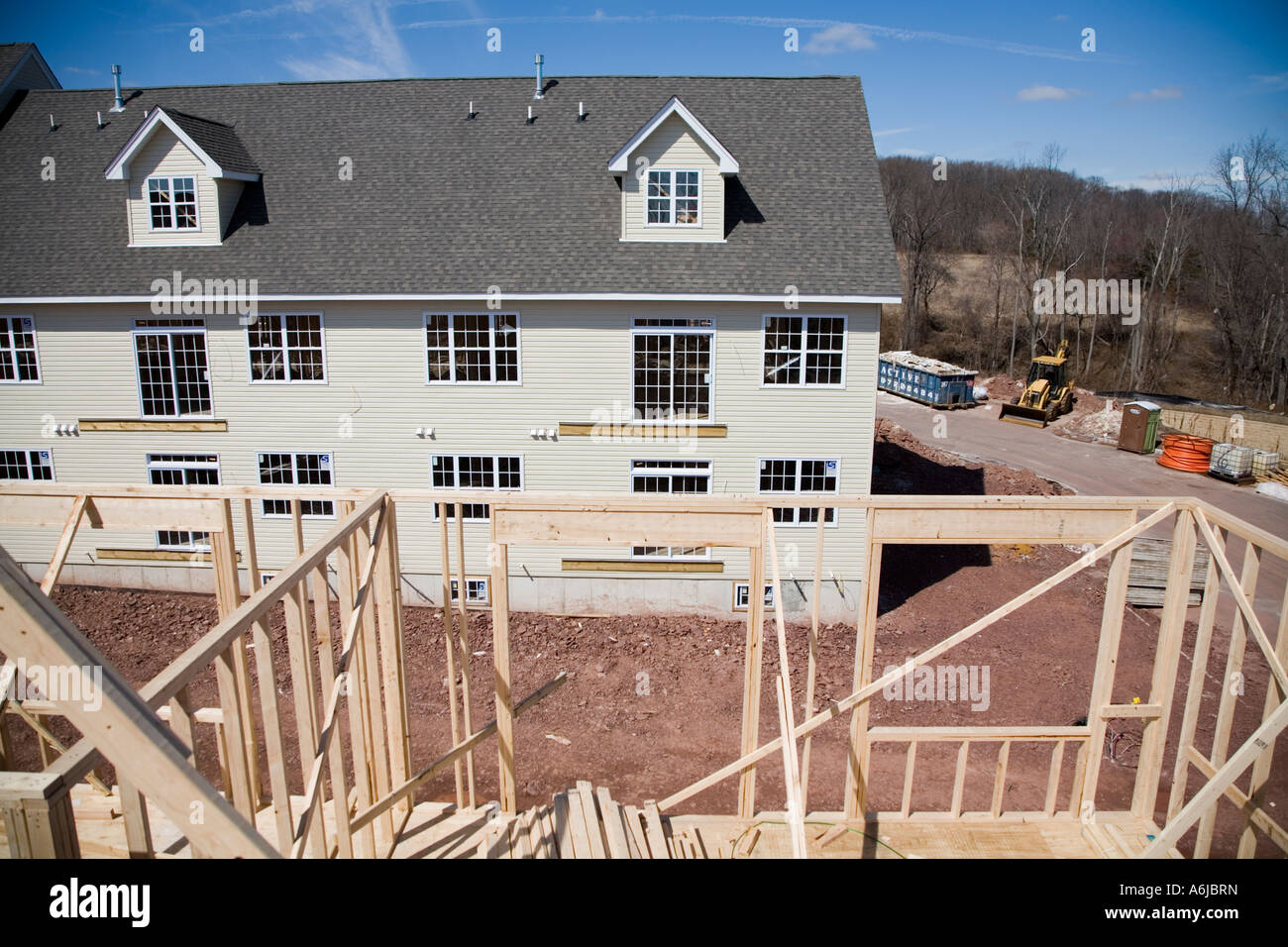 Residential Construction Site Stock Photo - Alamy