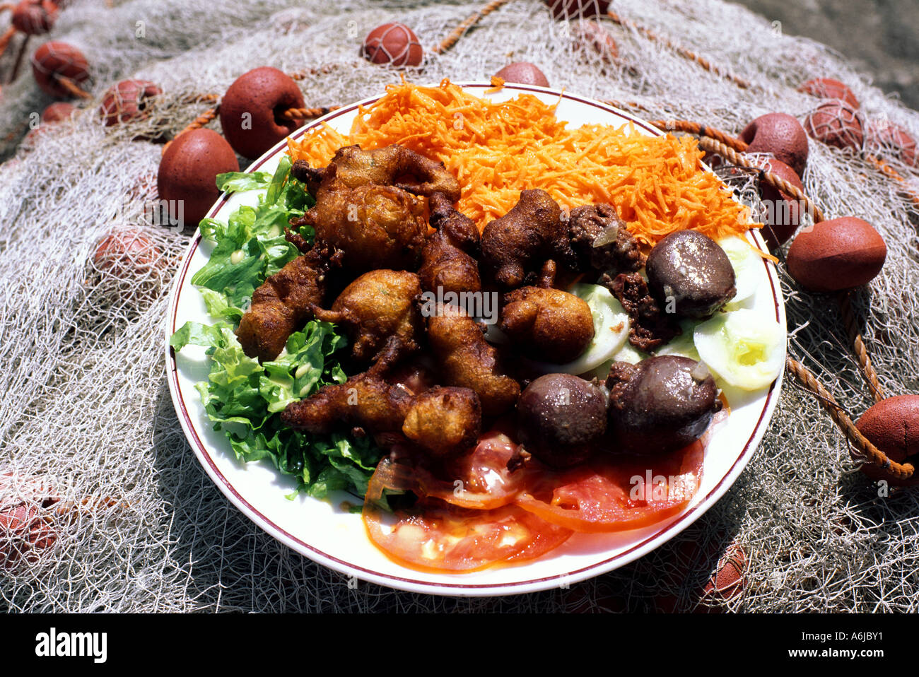 Caribbean Martinique Creole s accras ans puddings Stock Photo - Alamy