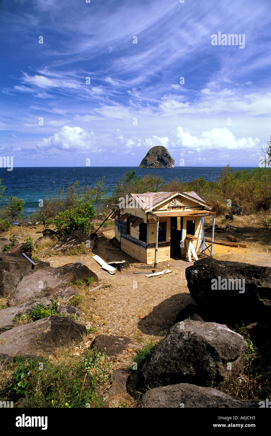 Caribbean Martinique Diamond Convict s Hut Stock Photo - Alamy