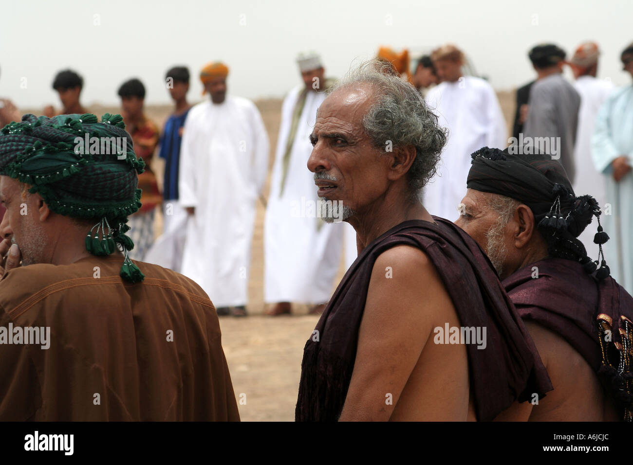 Omani men in traditional dress hi-res stock photography and images - Alamy