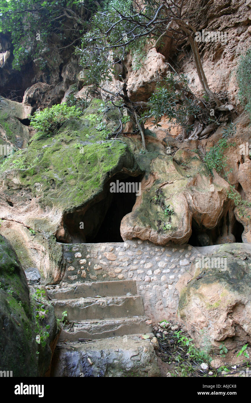 Holy site, cave and spring near Salalah, Oman Stock Photo - Alamy