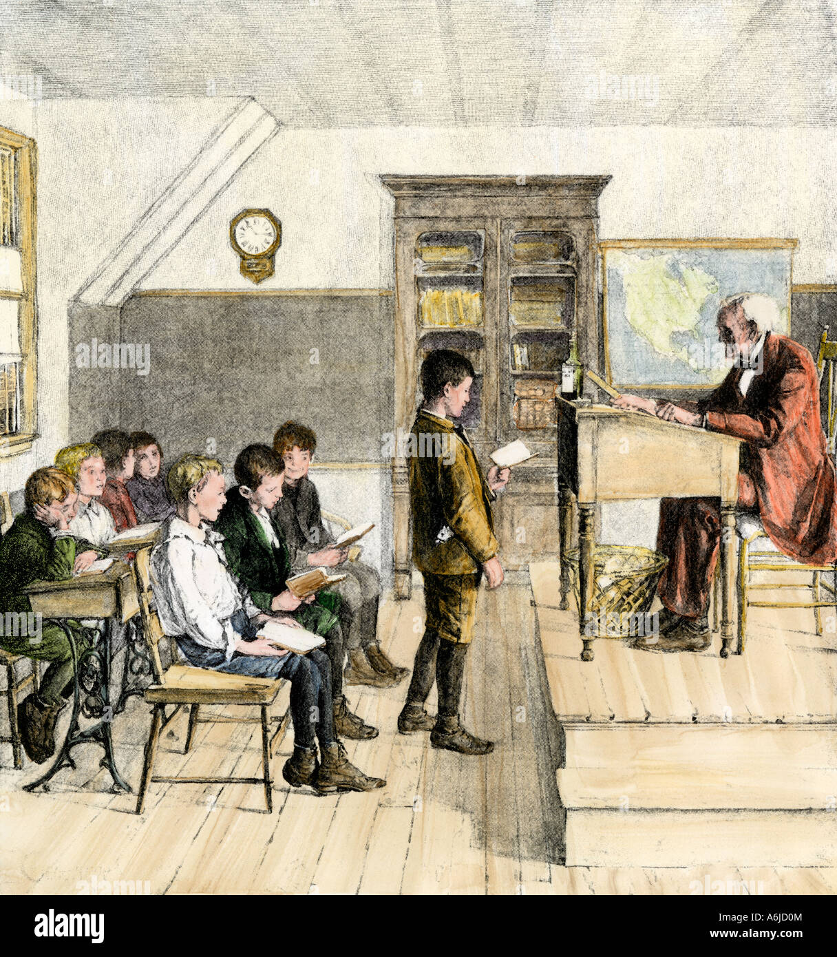 School Education 19th Century Stock Photos & School Education 19th ...