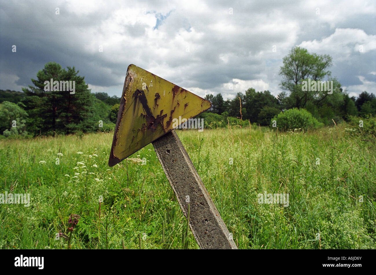 An old road sign Stock Photo - Alamy