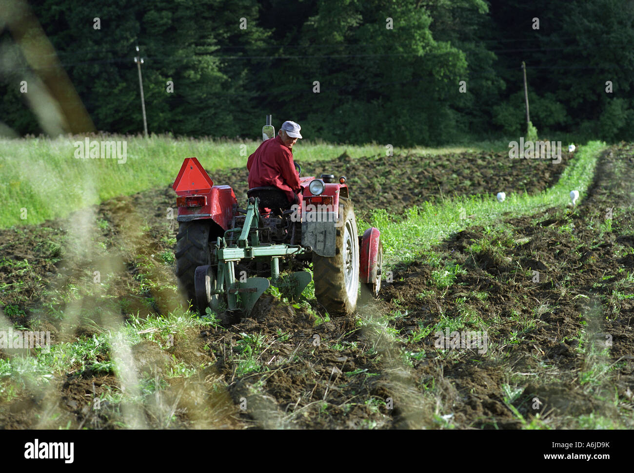 Human ploughing a field hi-res stock photography and images - Alamy
