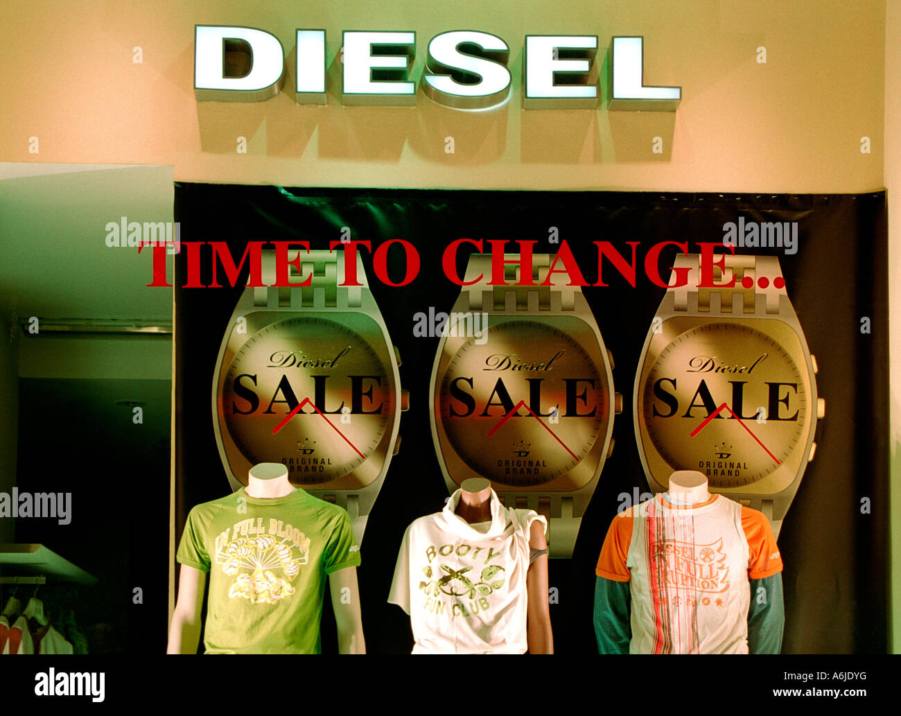 Diesel store hi-res stock photography and images - Alamy