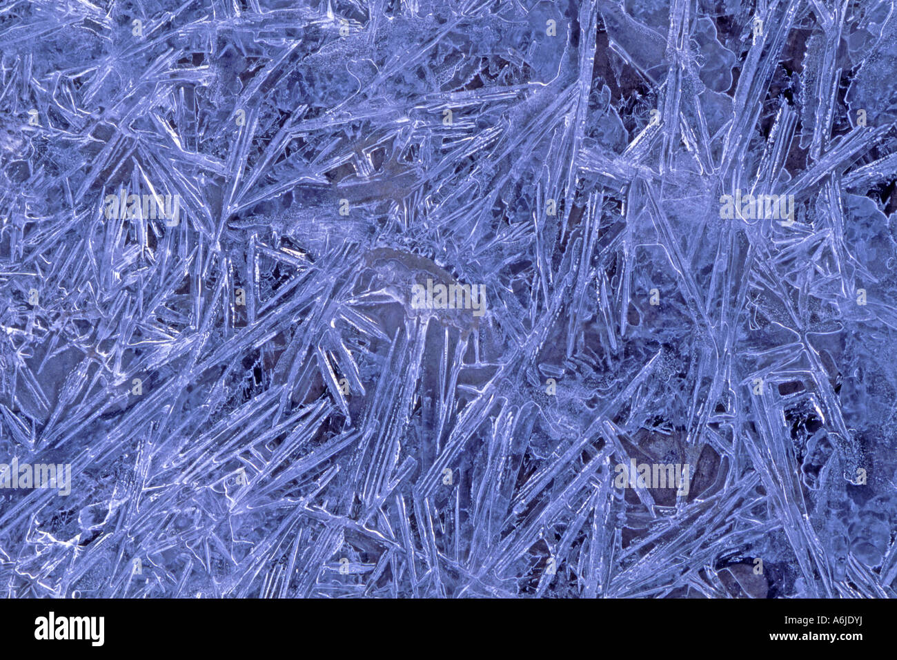 Icy formations on stones Stock Photo - Alamy