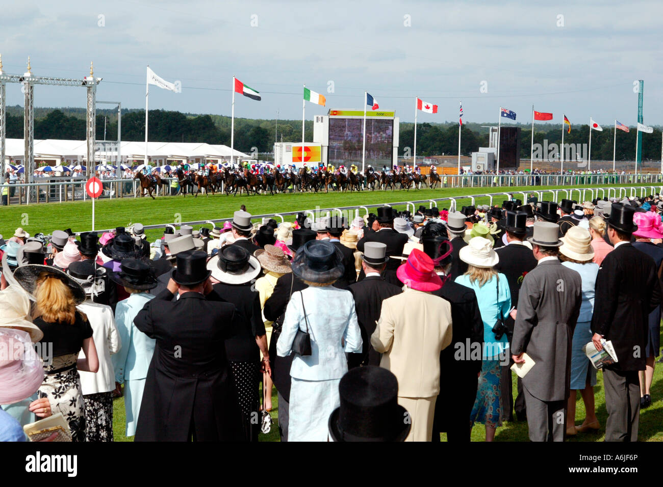 Crowd People Watching Ascot High Resolution Stock Photography and ...