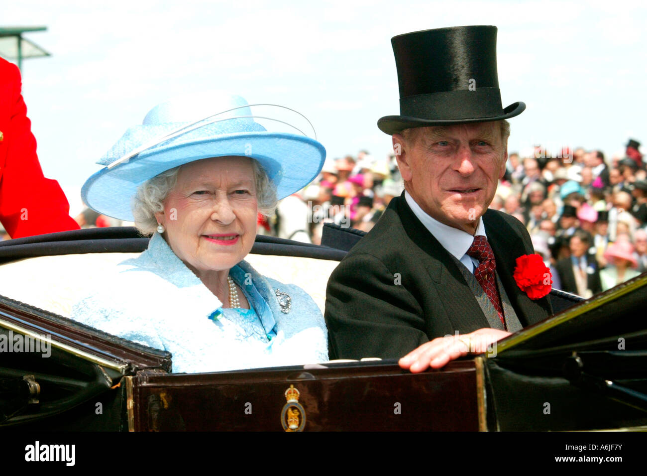 Her Majesty The Queen Elisabeth II and her husband His Royal Highness ...