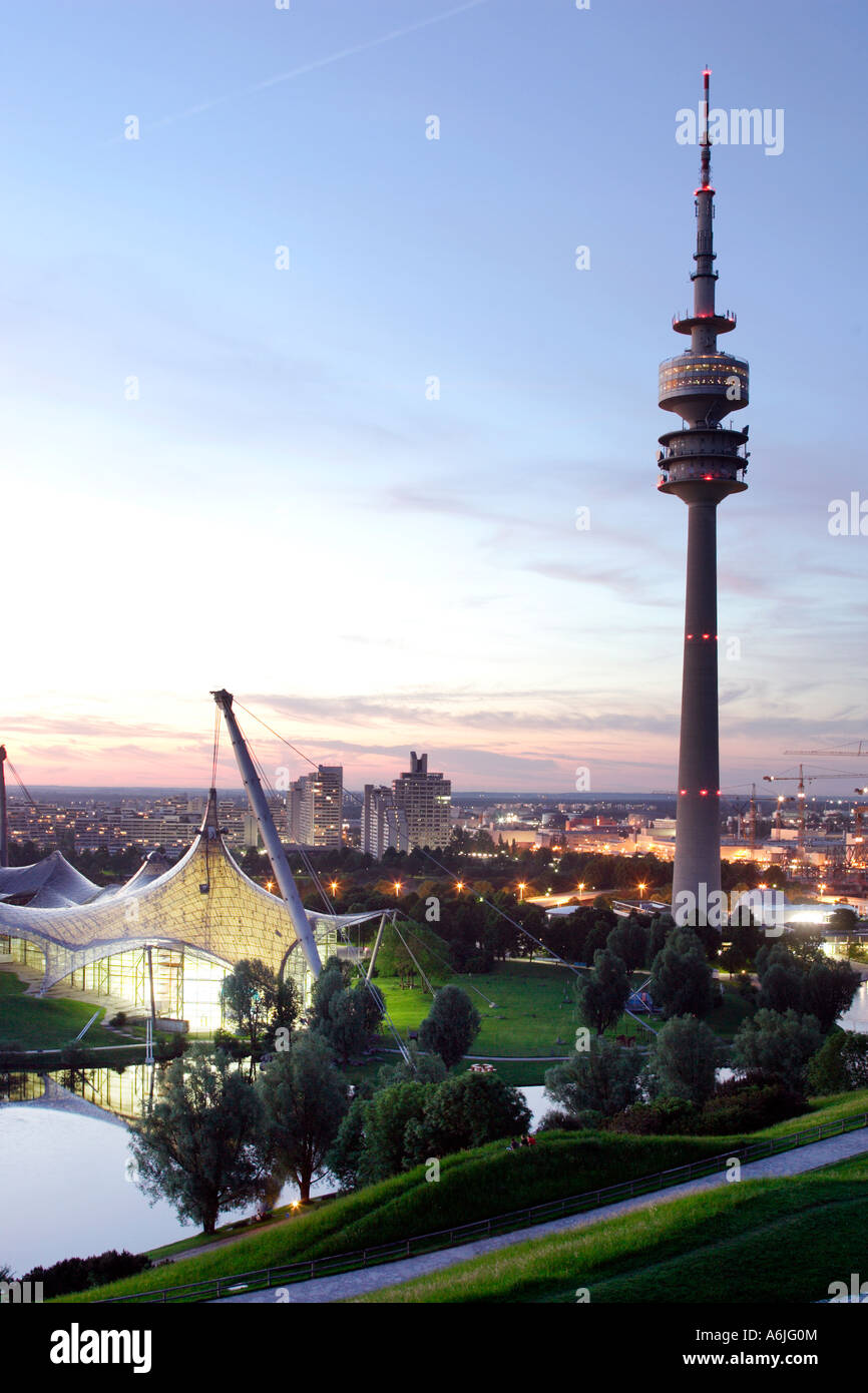 The Olympic Park in Munich, Germany Stock Photo - Alamy