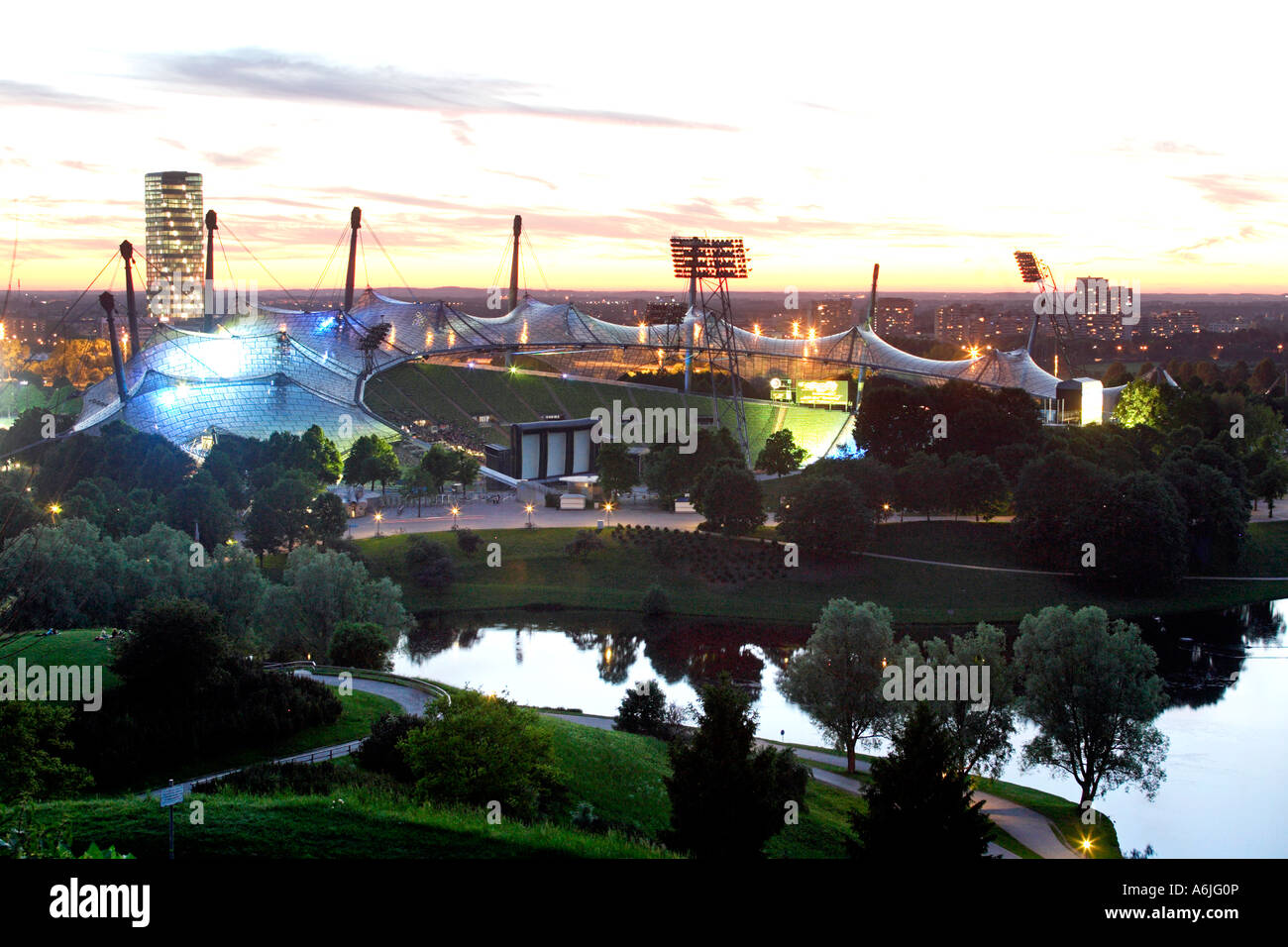 The Olympic Stadium in Munich, Germany Stock Photo - Alamy